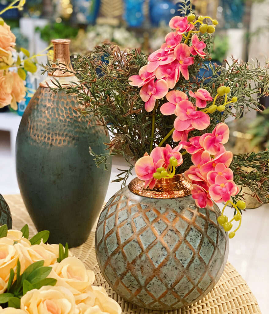 Objetos de Decoração com Plantas Permanentes