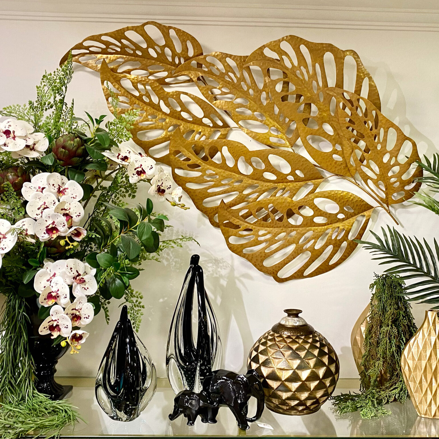 Objetos de Decoração com Plantas Permanentes