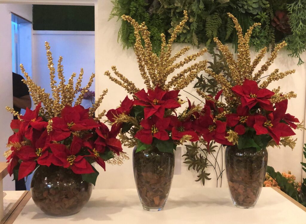 Decoração com Arranjos Natalinos